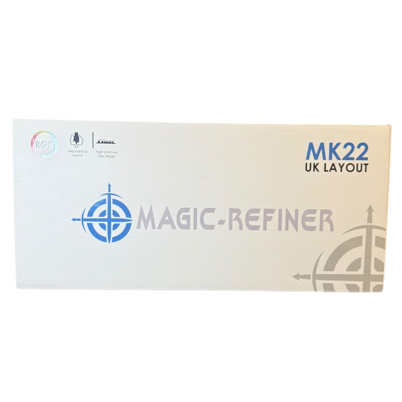 Pre-owned Boxed: Magic-Refiner MK22 Gaming Keyboard - White, Red ...